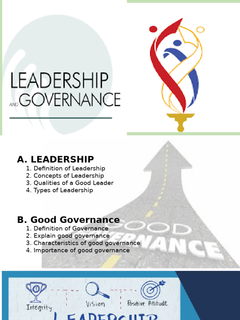 Leadership and Good Governance Essentials | PDF | Governance | Good ...