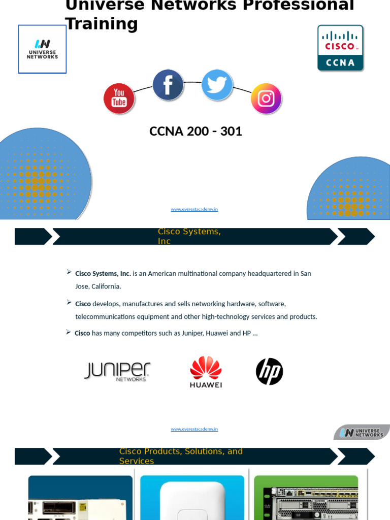 CCNA Course Part-1 | PDF | Transmission Medium | Network Topology