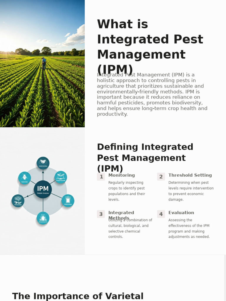 Integrated Pest Management Ipm Final | PDF | Biological Pest Control | Pest (Organism)