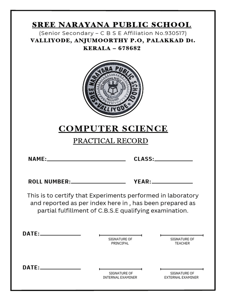 COMPUTER SCIENCE - 20250125 - 082205 - 0000 | PDF | Python (Programming Language) | Computing