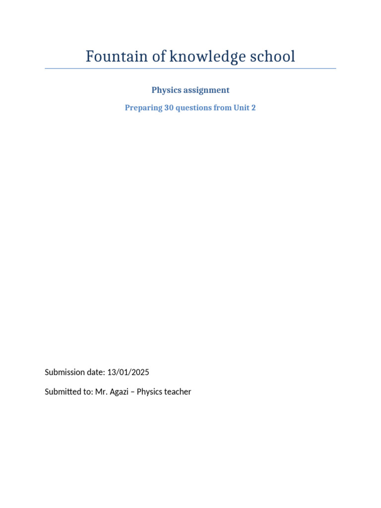 Physics auestion preparation | PDF | Euclidean Vector | Geometry