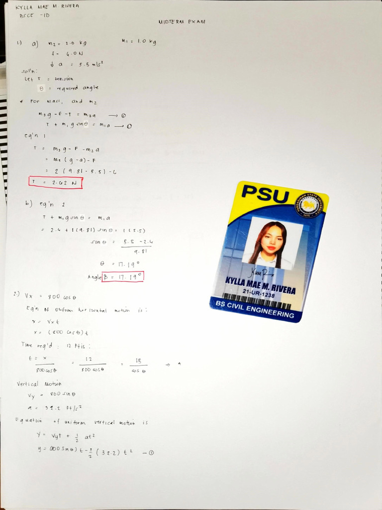 Physics101 Rivera, Kylla Mae Me | PDF