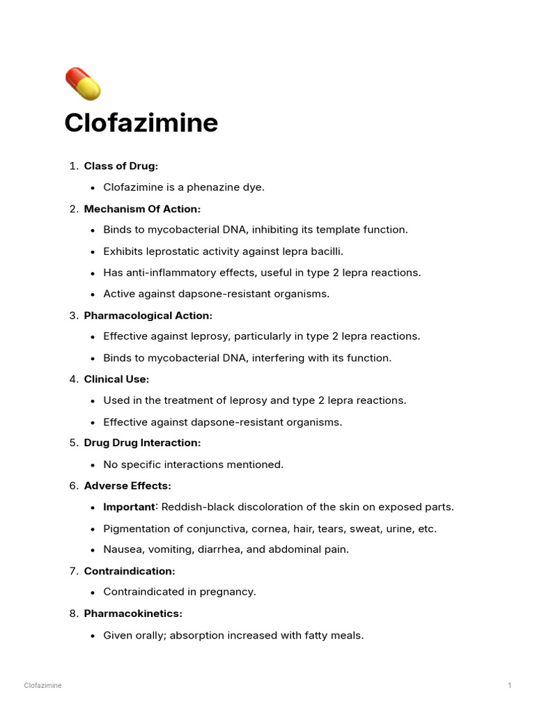 Clofazimine | PDF
