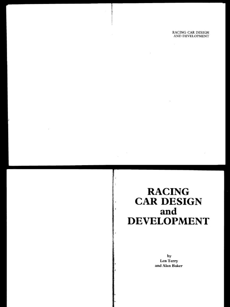 Racing Car Design and Development | PDF