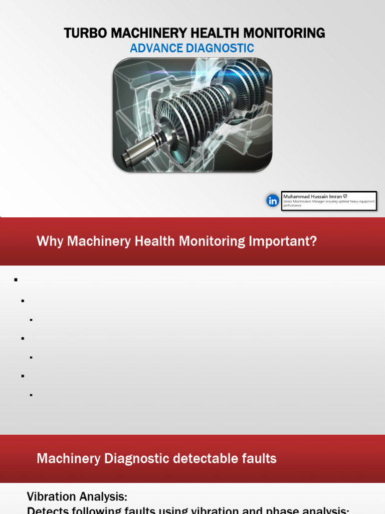 Turbo Machinery Health Monitoring | PDF | Mechanical Engineering