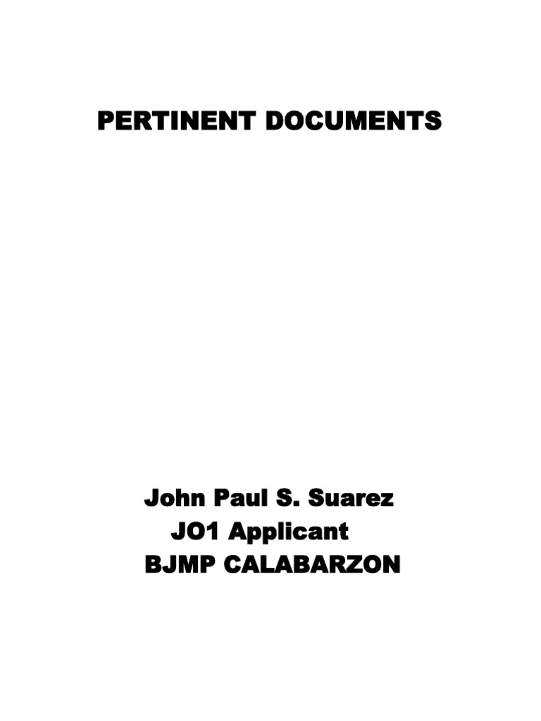 Bjmp-doc | PDF