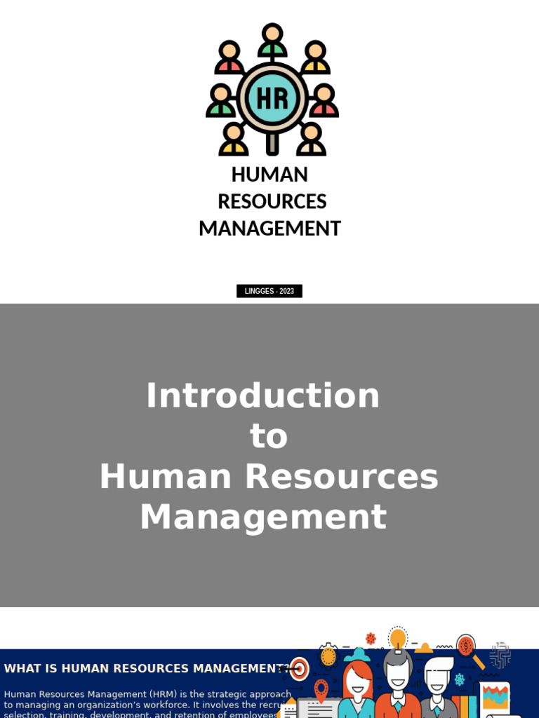 Human Resources Management Learning Materials - Lingges | PDF | Human ...