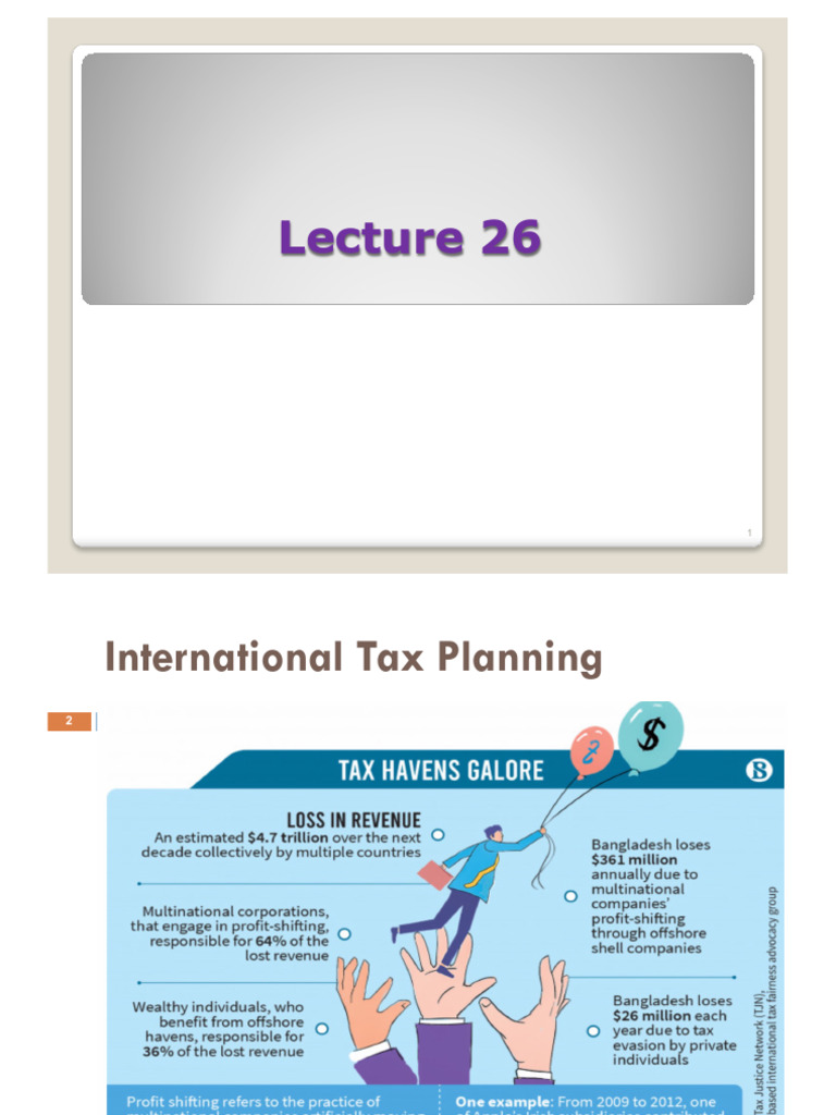 International Tax Planning | PDF | International Taxation | Taxes
