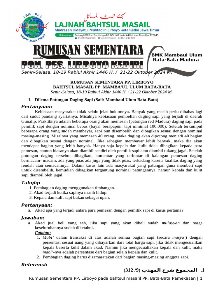 Rusem Bm. Bata Bata | PDF