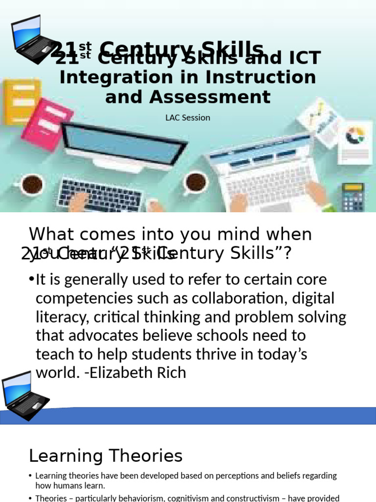 21st Century Skills and ICT Integration in Instruction | PDF | Constructivism (Philosophy Of ...