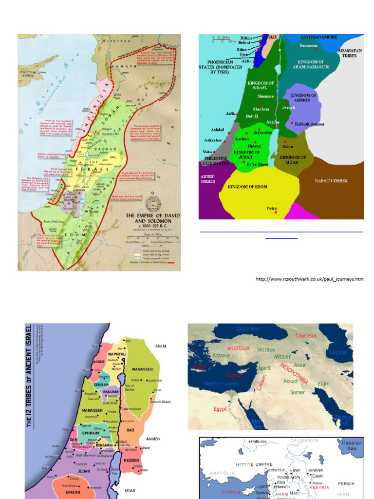 Maps of Ancient Israel Middle East | PDF