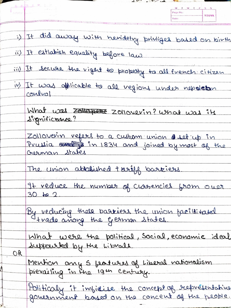 History class10 notes | PDF