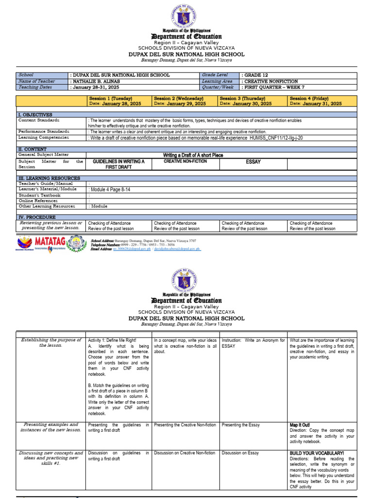 DLL CNF Writing | PDF