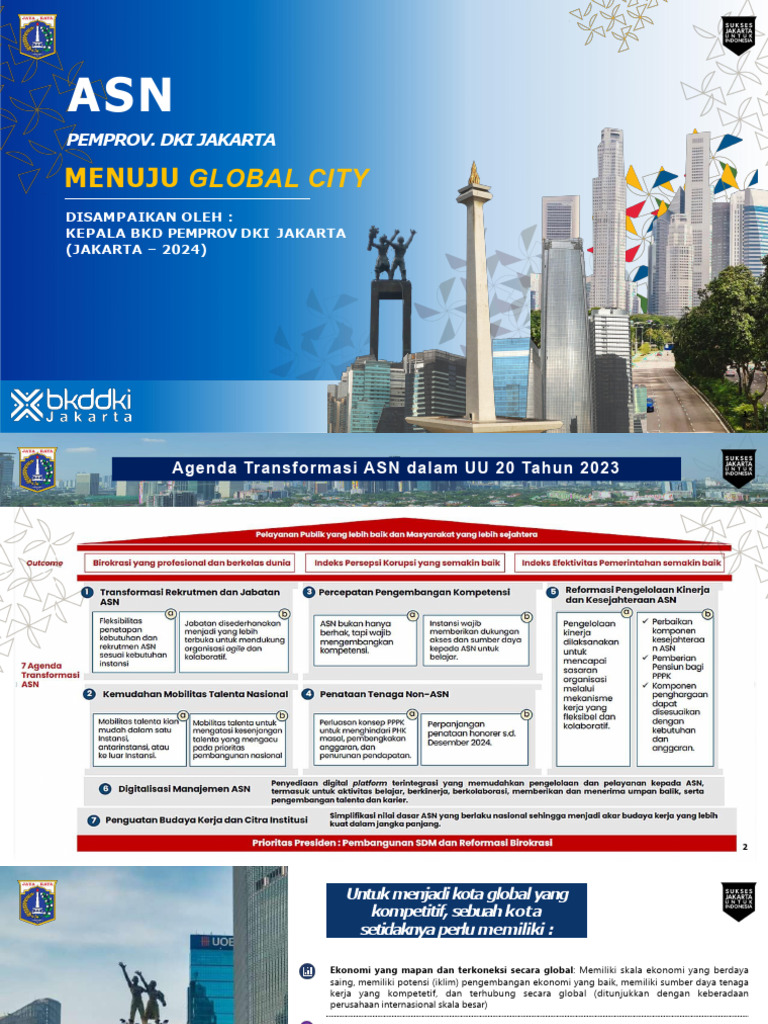 ASN Jakarta Menuju Global City | PDF