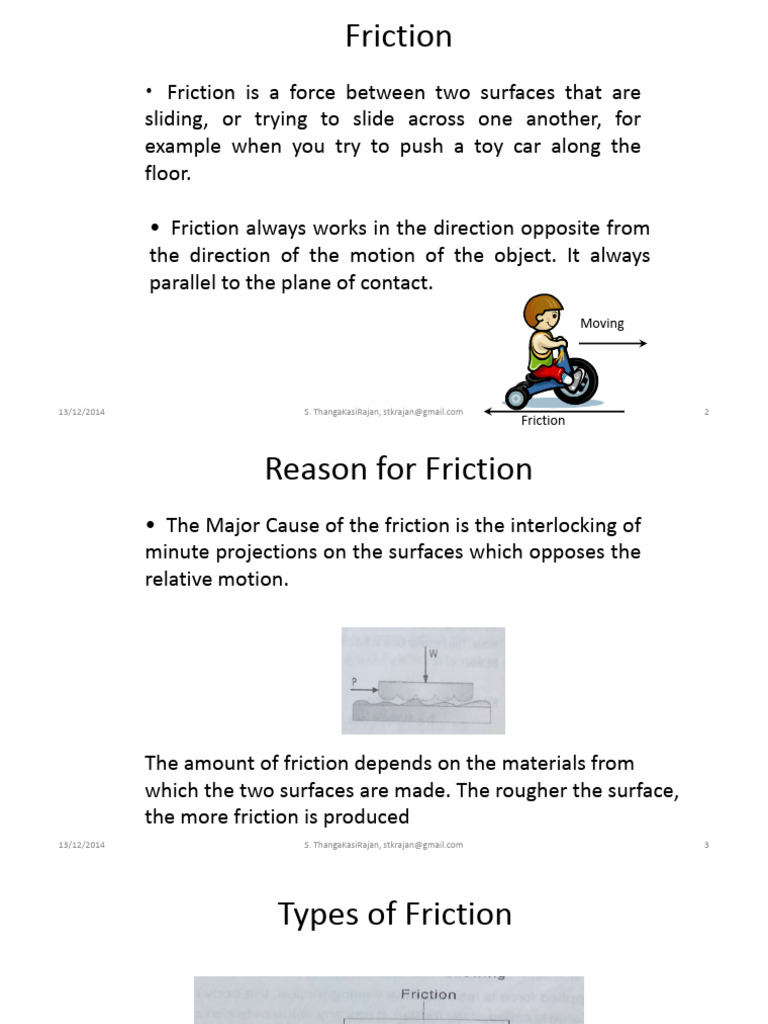 Understanding Friction and Its Effects | PDF | Friction | Force
