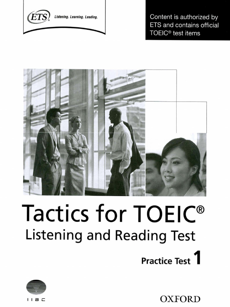 Tactics For TOEIC® Listening and Reading Tests - Test 1 | PDF ...