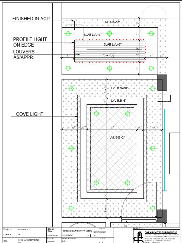 51 Shankar Vihar Terrace Room & Pantry Ceiling | PDF