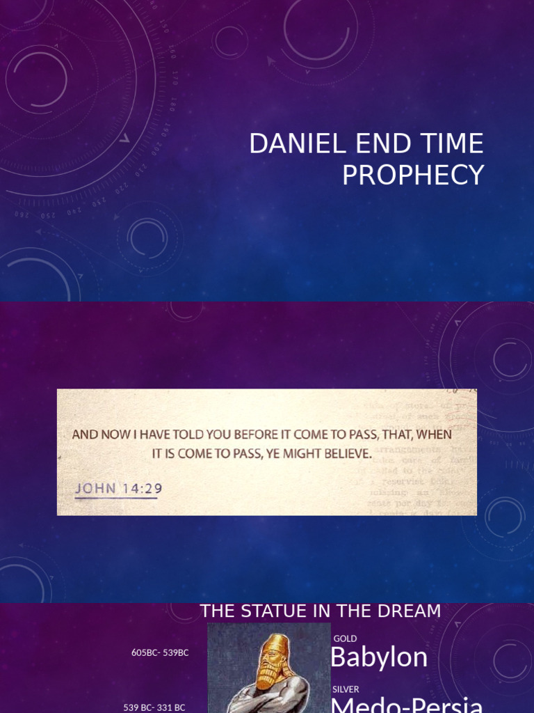 DANIEL END TIME PROPHECY 5.0 Prophecy Made Simple Version | PDF ...