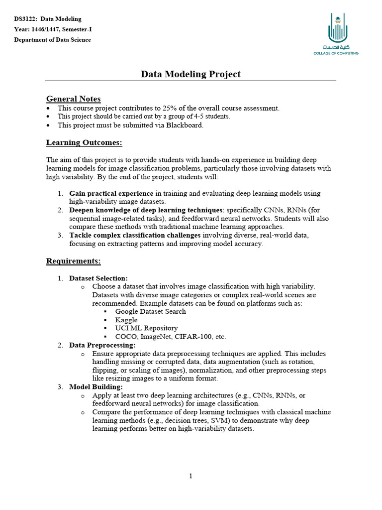Data modeling Project(2) | PDF | Deep Learning | Statistical Classification