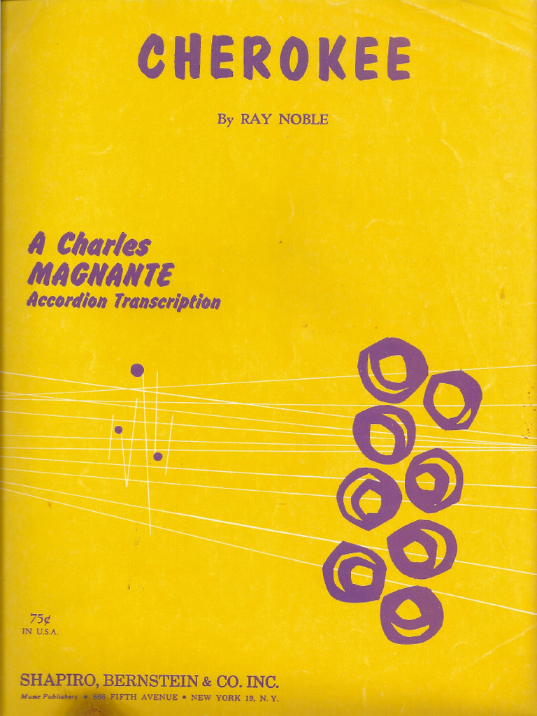 Cherokee (Indian Love Song) (Arr - Magnante) - R. Noble | PDF