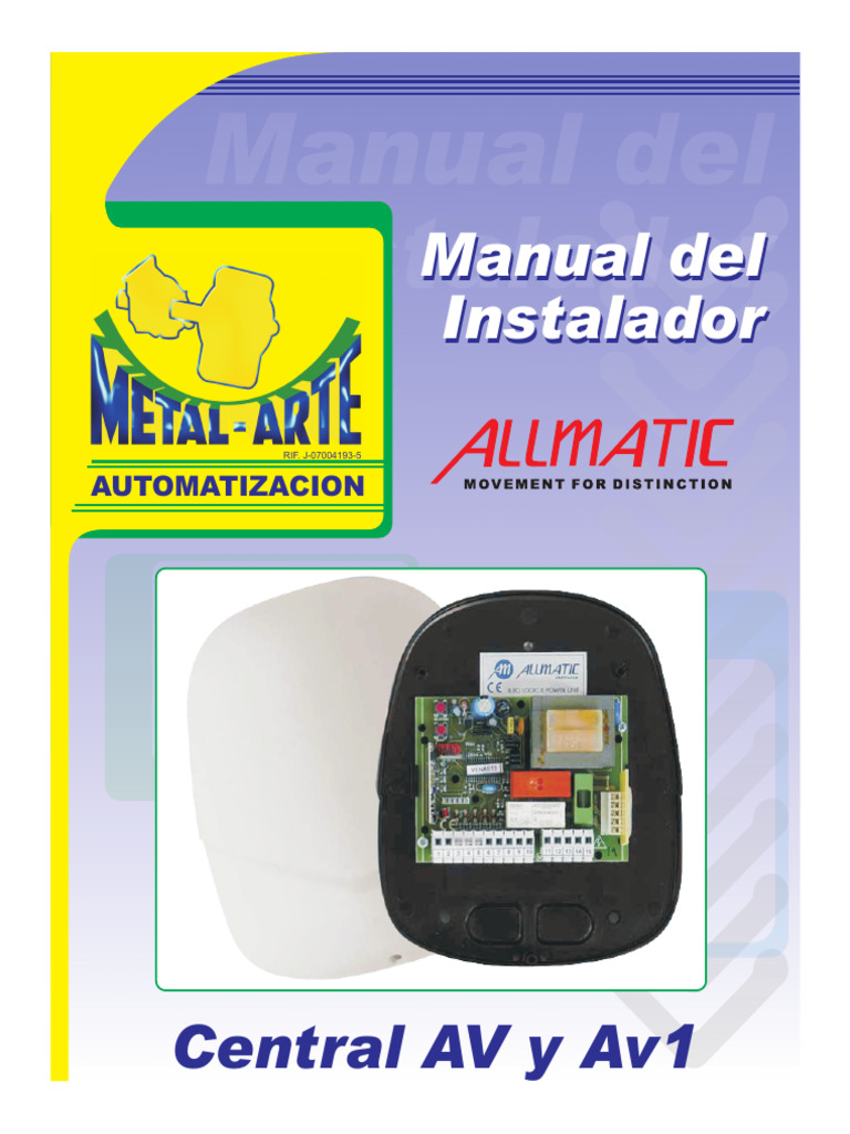 Allmatic Av1 | PDF