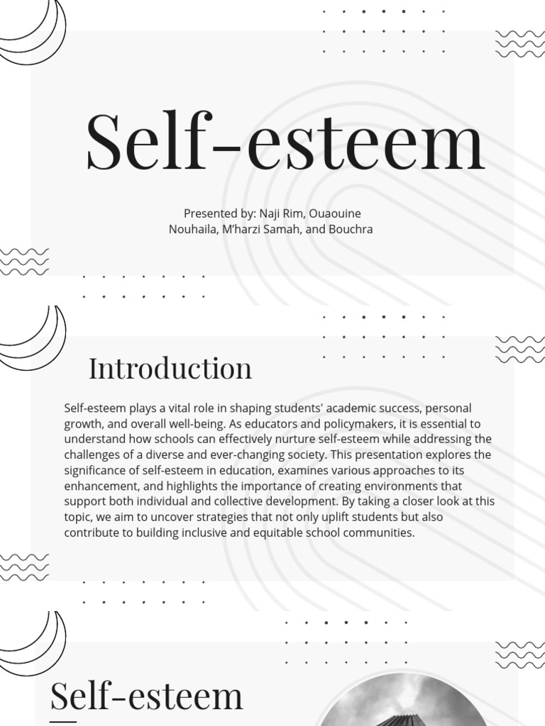 Self-Esteem in Education | PDF | Self Esteem | Psychological Concepts