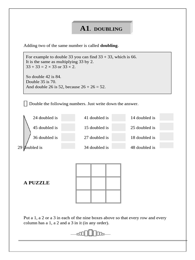 Reviewer For E I Doubling and Halving - Docx Version 1 | PDF | Mathematics