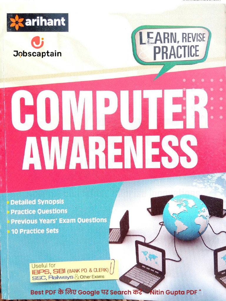 Computer Awareness Notes PDF in English for Competitive Exams | PDF ...