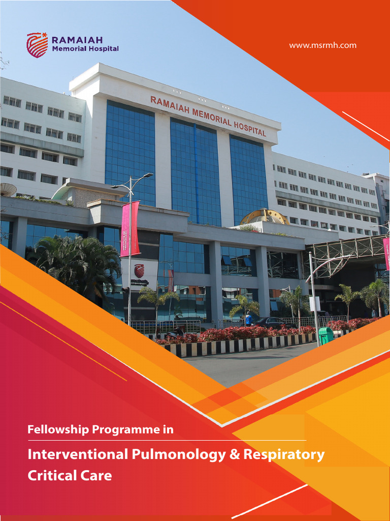 Fellowship Brochure Final | PDF | Pulmonology | Respiratory Diseases
