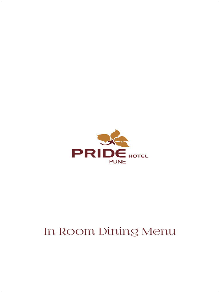 Pride Pune IRD Menu | PDF | Indian Cuisine | Curry