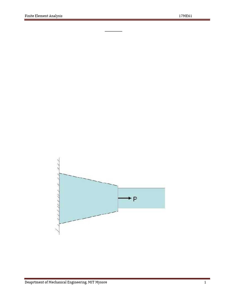 06 - FEA - 17ME61 All Units Notes | PDF | Finite Element Method ...