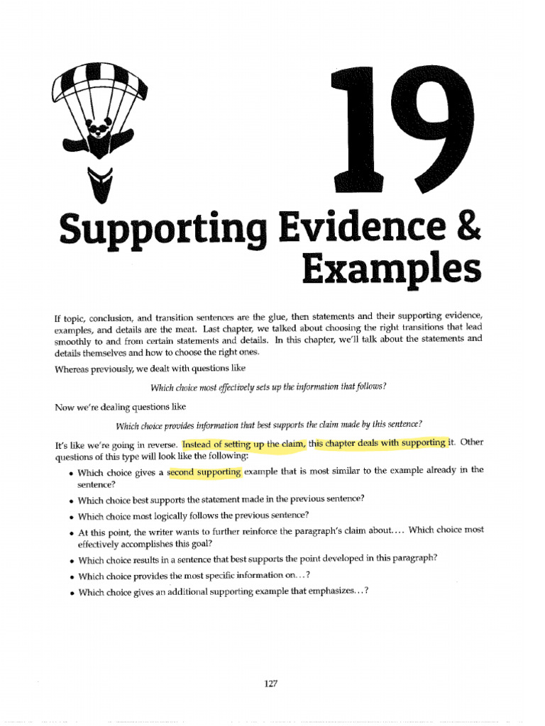 Supporting Evidence | PDF