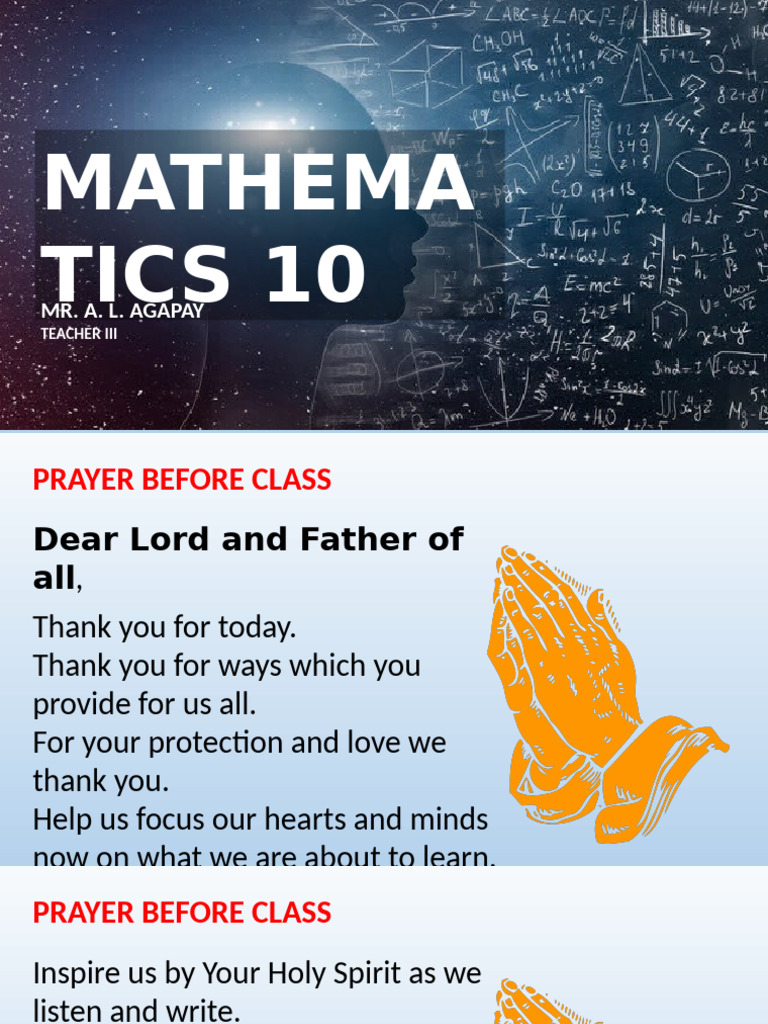 Math 10 Lesson 5(Sum of GS) | PDF | Mathematics