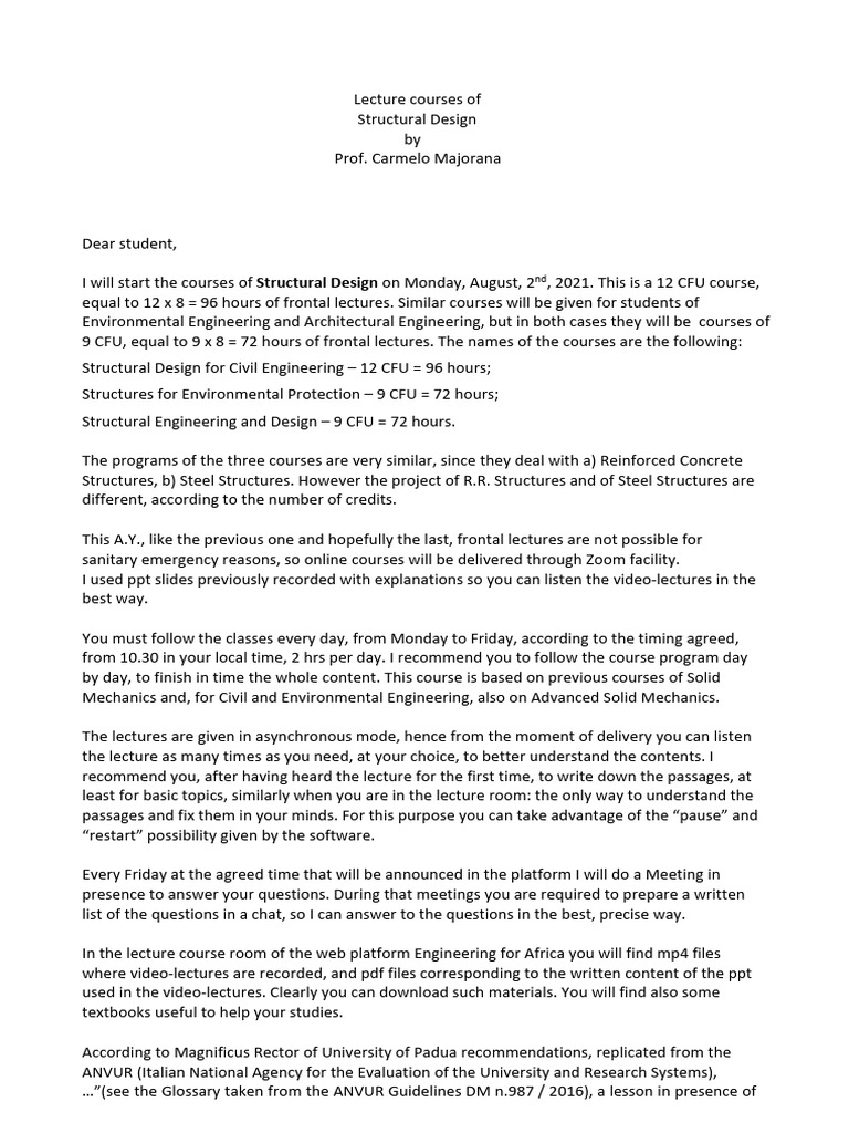 Online Structural Design Courses | PDF