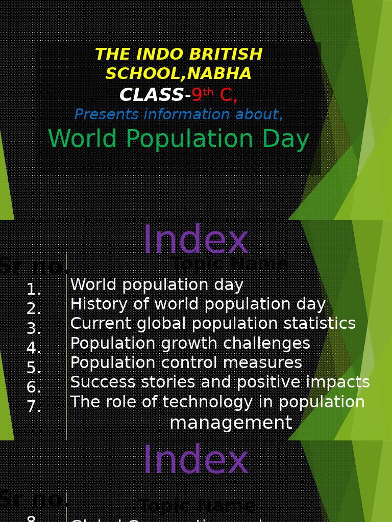 World Population Day Insights and Actions | PDF | Family Planning ...