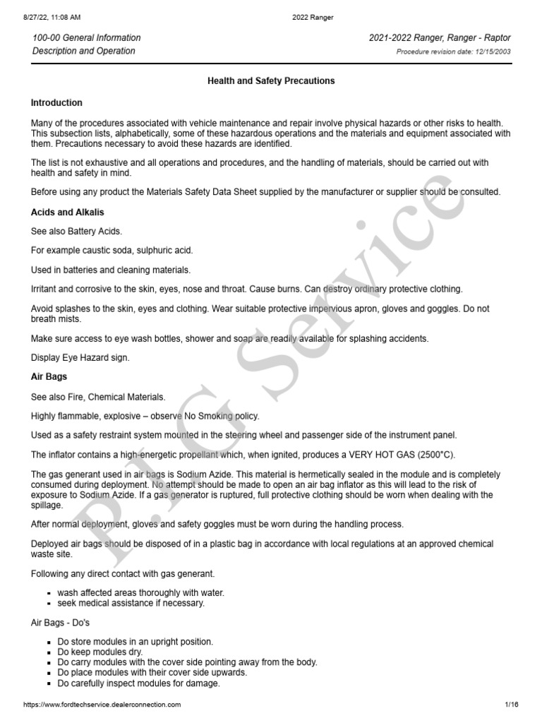 Health and Safety Precautions | PDF | Gasoline | Welding