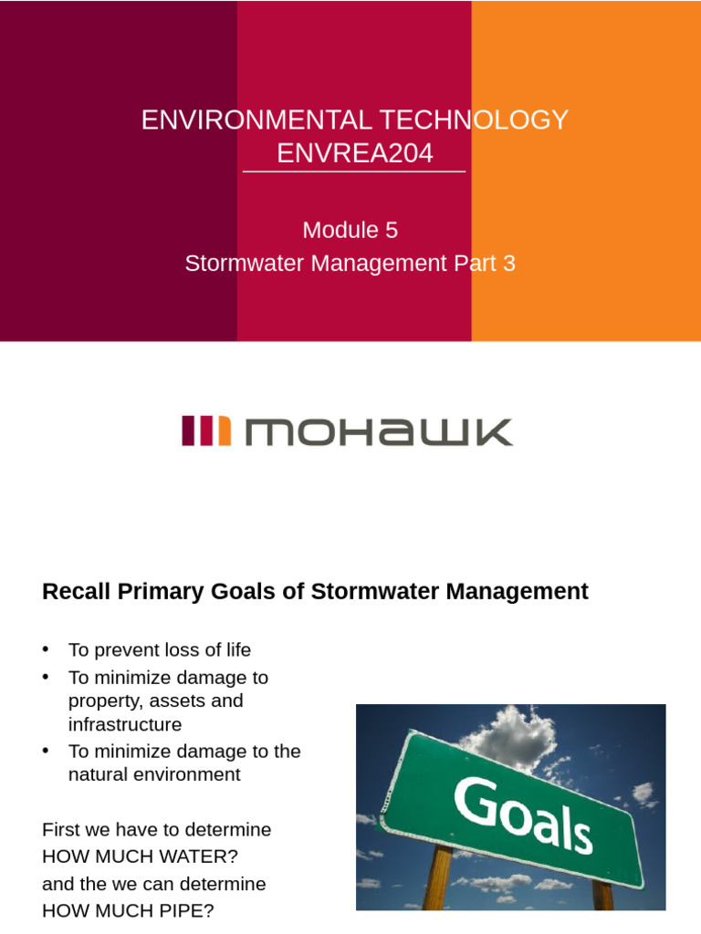 Stormwater Management Powerpoint 3 | PDF | Environmental Engineering | Earth Sciences