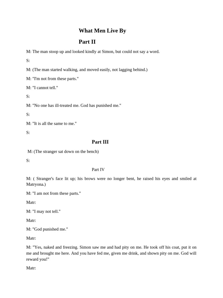 What Men Live By_eb1e7a7f 2f98 4639 Be0f 8b6bd5fda712 | PDF