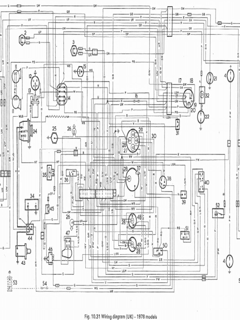 MG Midget Wiring Scematic | PDF