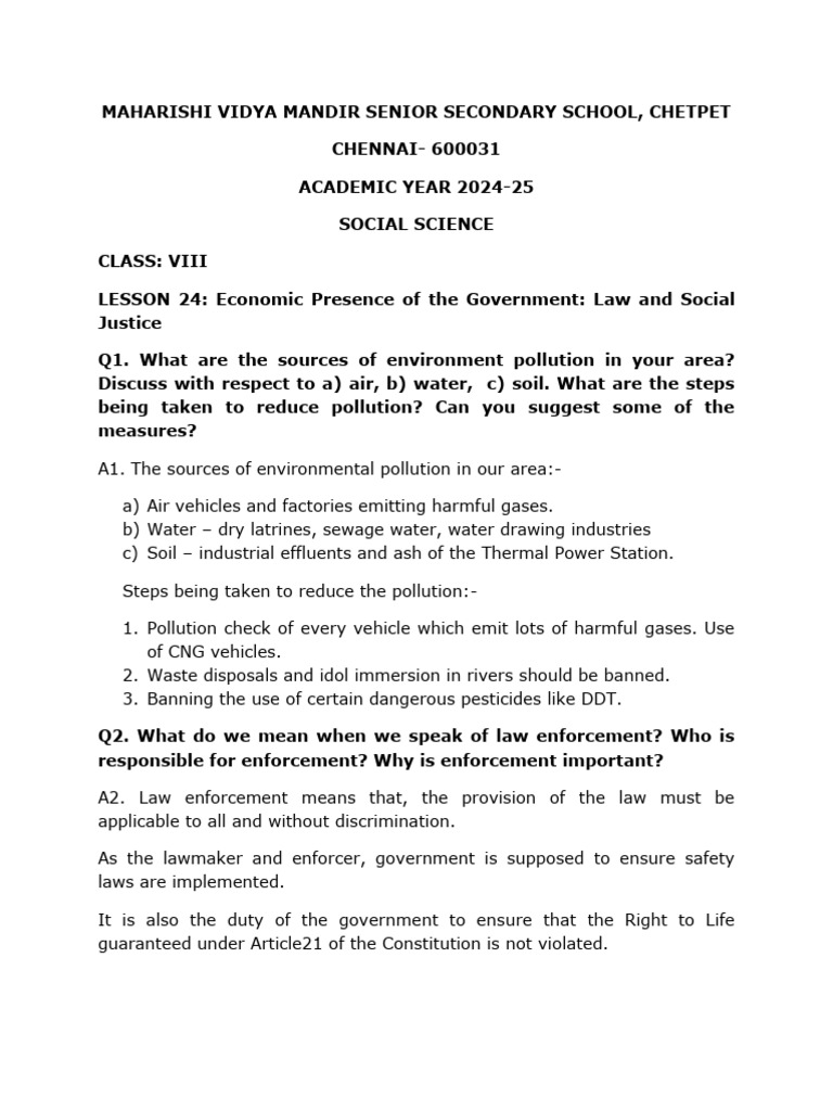 8TH Civics LN-24 | PDF