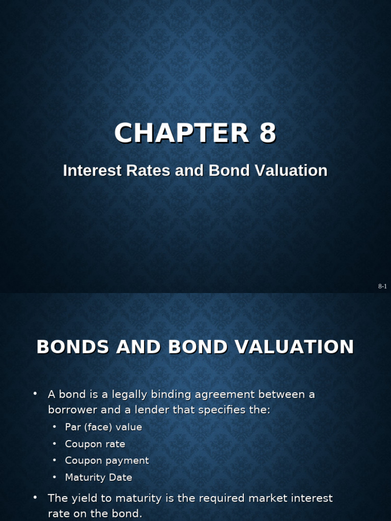 Chapter 8 | PDF | Bonds (Finance) | Present Value