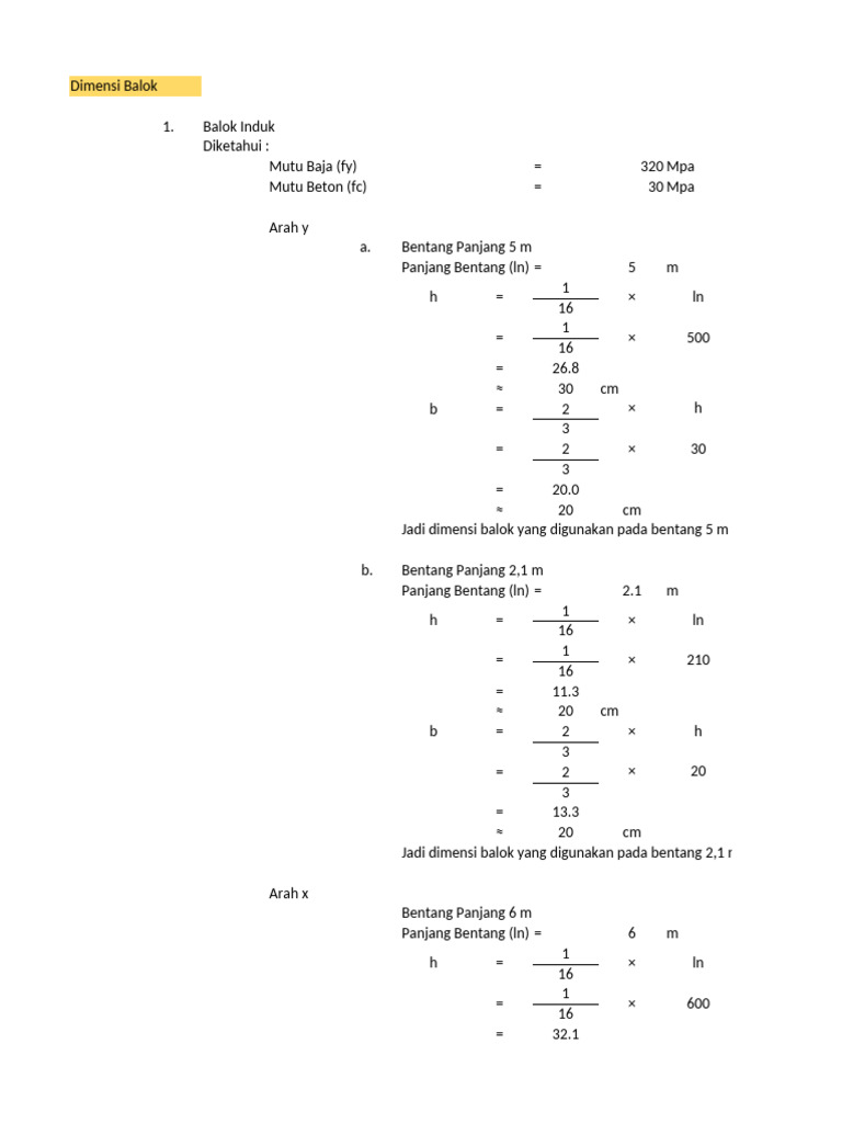 Preliminari Plat Dan Rangka Beton | PDF