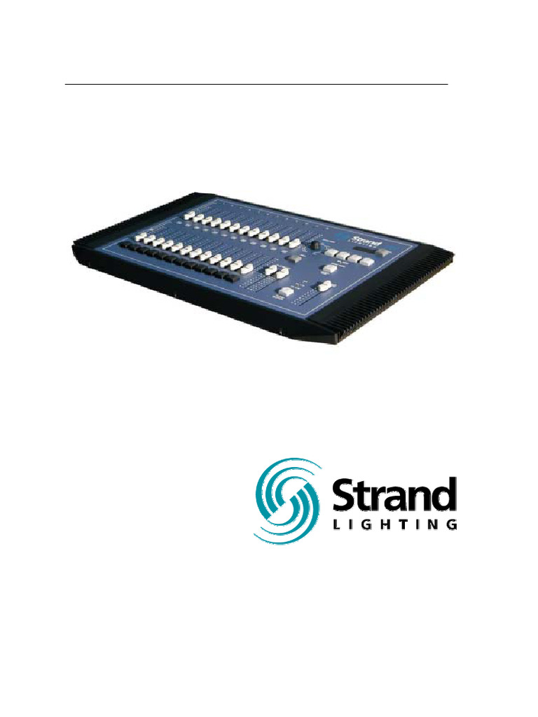 Strand 100 Console Operations Manual | PDF | Electrical Engineering ...