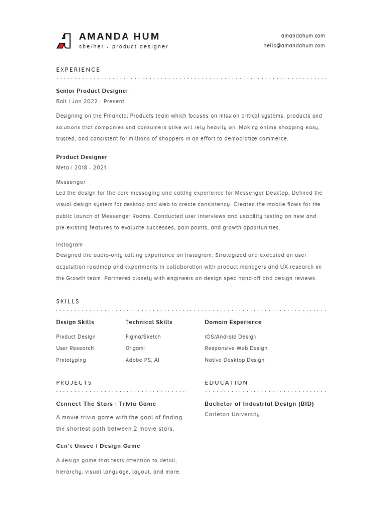 Amanda Resume 2022 | PDF