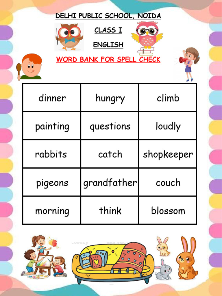 English Word Bank | PDF