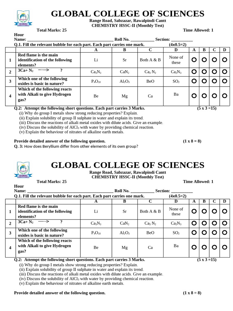bio paper class 12 | PDF | Materials | Chemical Substances