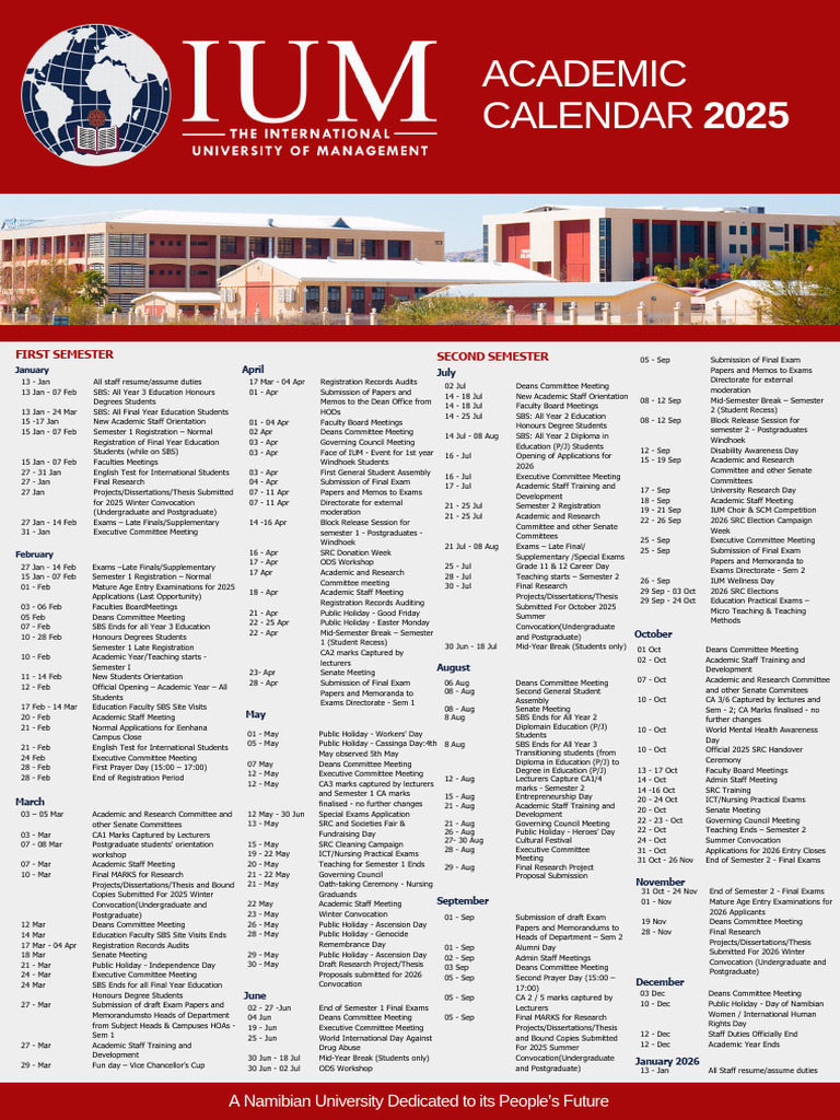 Academic Calendar and Key Dates 2026 | PDF | Thesis | Academic Term