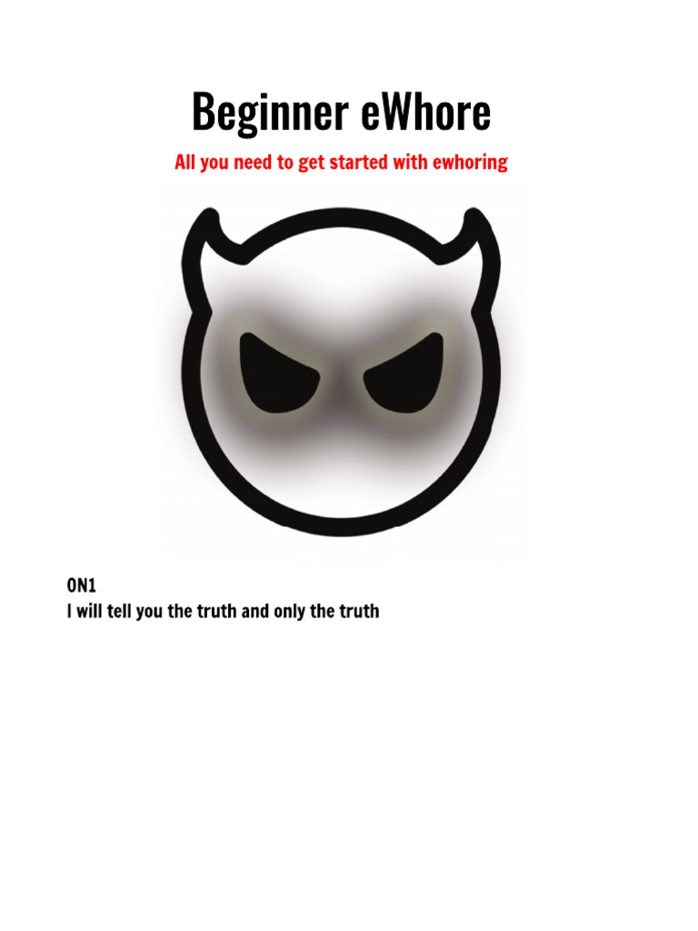Beginner EWhore | PDF