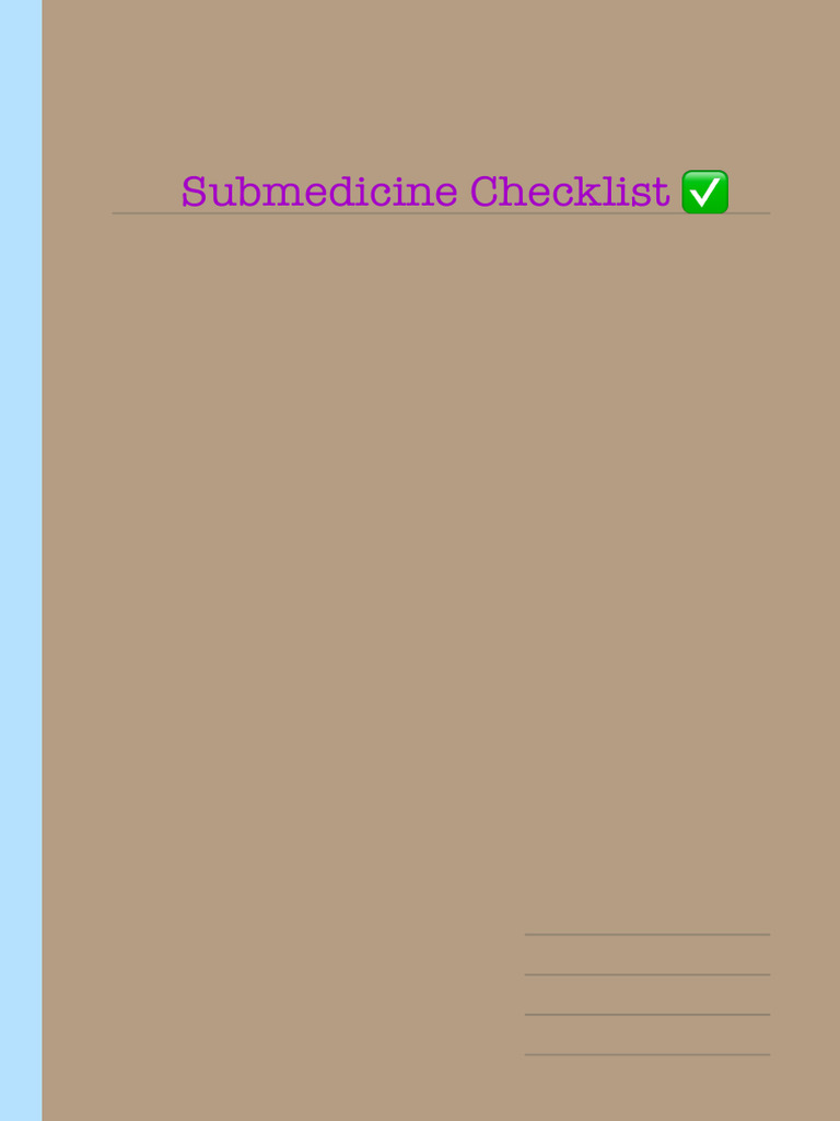 Forensic Medicine & Emergency Checklist | PDF