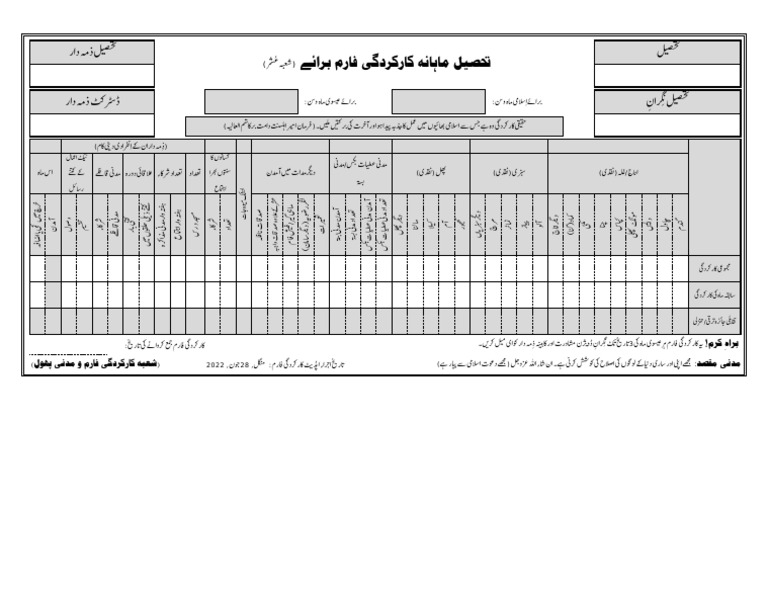 1-Tehsil-Karkrdagi Form ( Ushar) | PDF